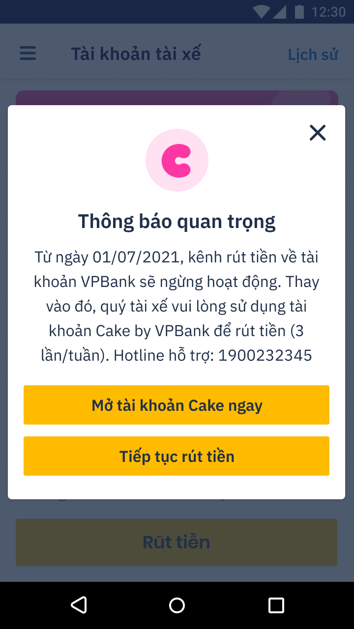 Ngân hàng số Cake by VPBank