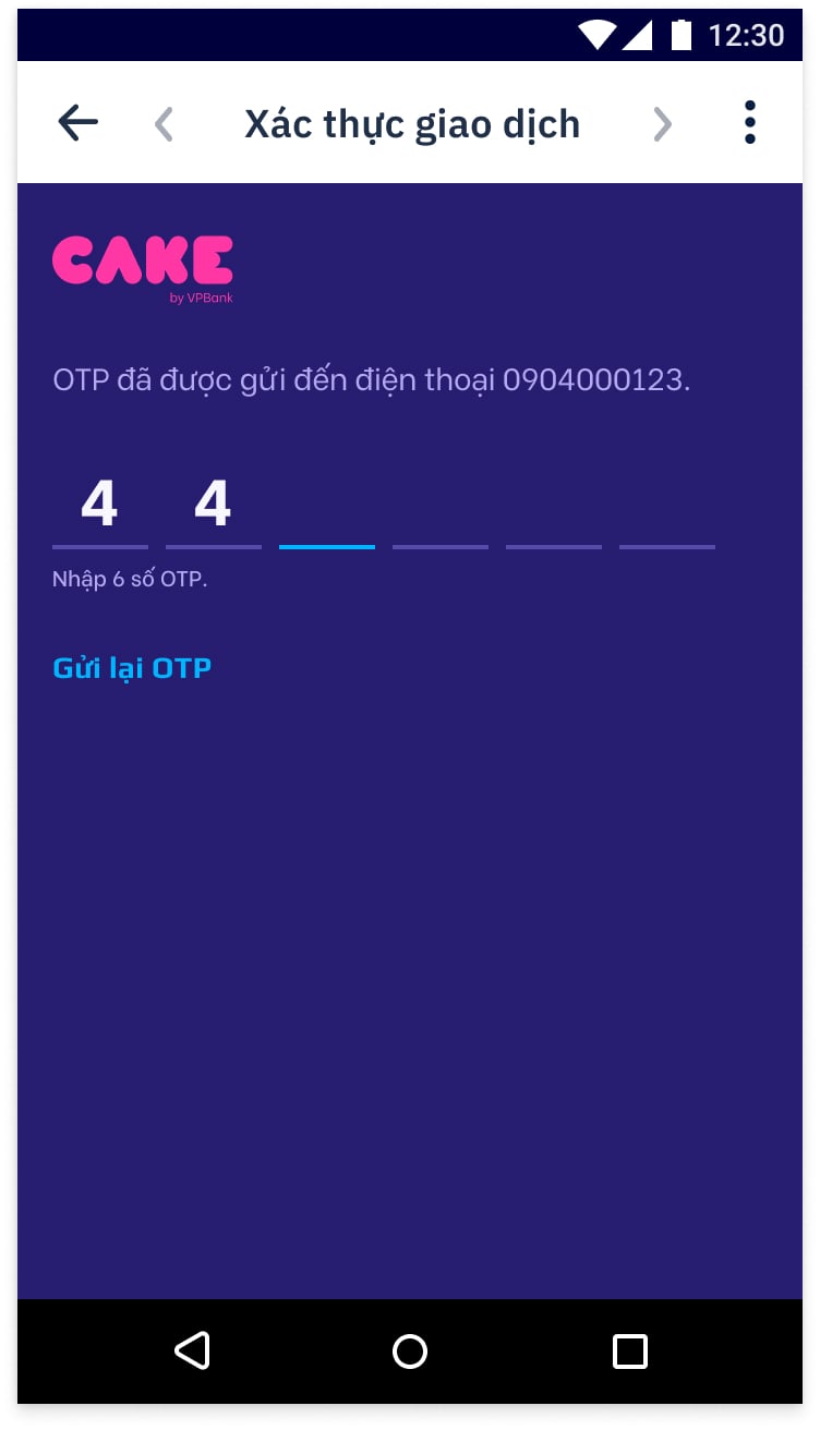 Ngân hàng số Cake by VPBank