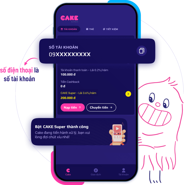 Ngân hàng số Cake by VPBank